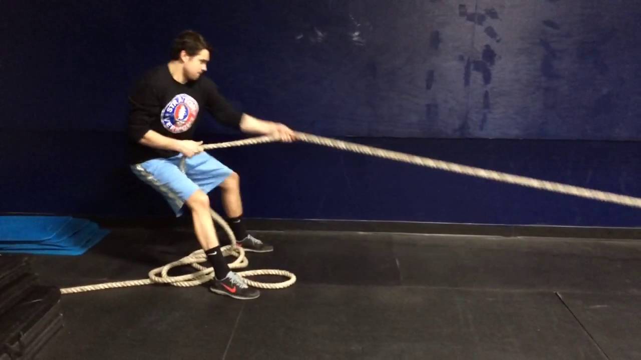 Sled Rope Pull - YouTube
