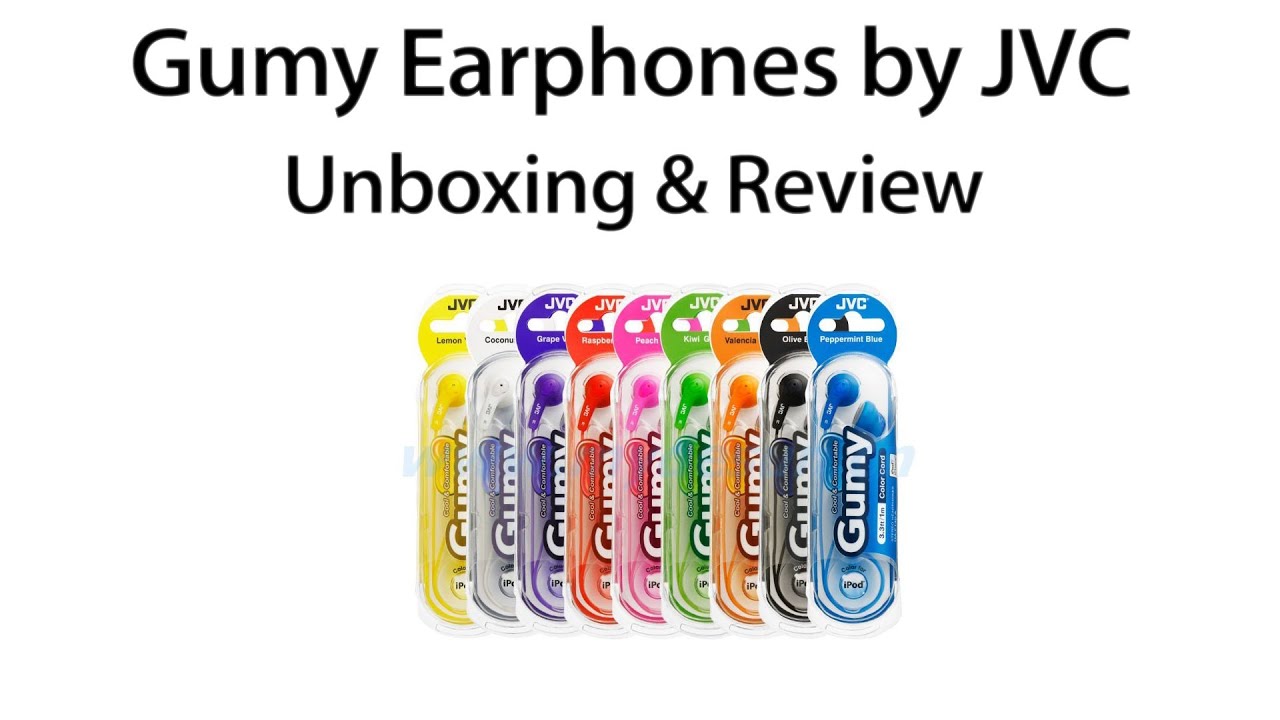 Gumy Earphones by JVC: Unboxing and Review - YouTube