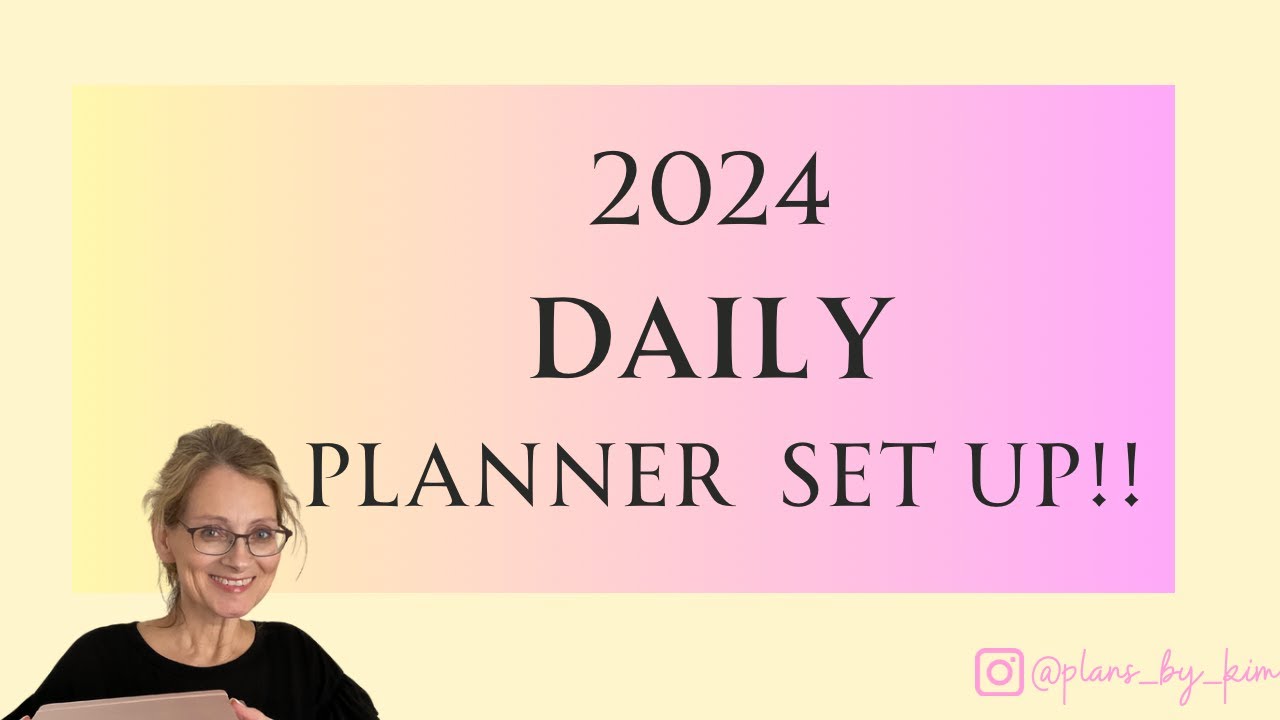 2024 PLANNER SETUP!! - YouTube