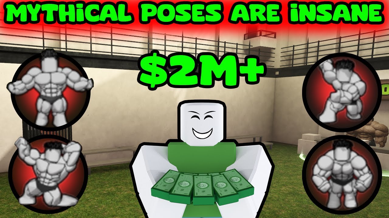 I UNLOCK MYTHICAL POSES ON GYM LEAGUE ROBLOX - YouTube