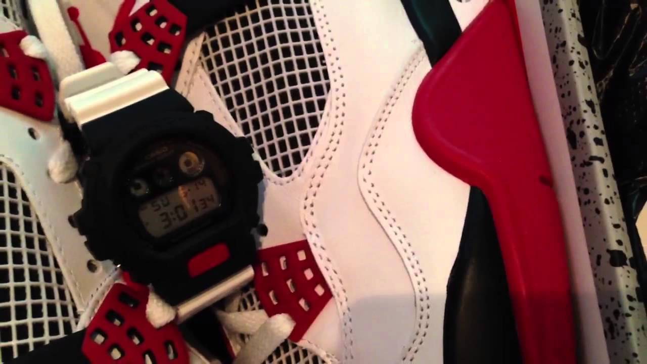Custom G-Shocks & Jordan 4s StaRemix Review Casio Jordan 1 AJ1 - YouTube