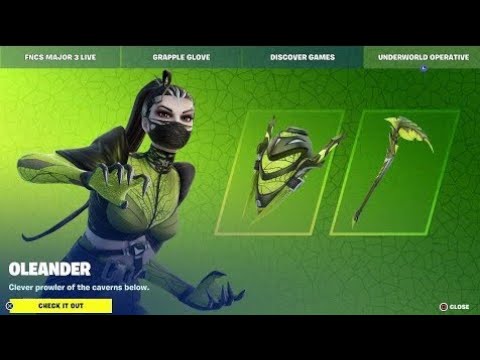 NEW Fortnite Oleander UNDERWORLD OPERATIVE Bundle! - YouTube