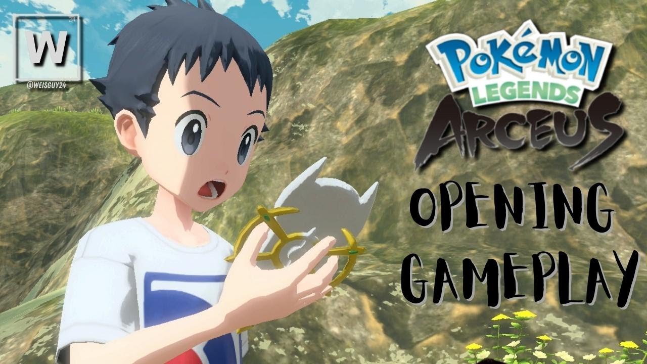 POKEMON LEGENDS ARCEUS... the Pokemon prequel of sort? OPENING NIGHT ...