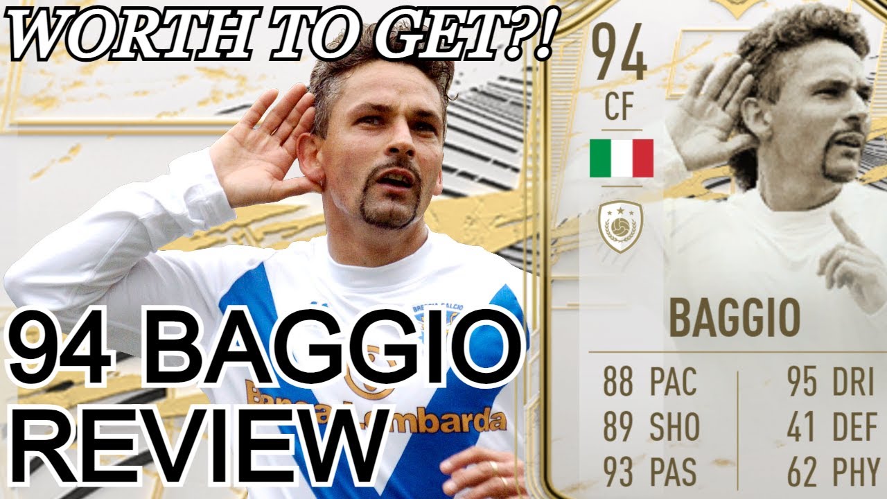 ROBERTO BAGGIO 94 ICON MOMENTS PLAYER REVIEW | FIFA 21 PLAYER REVIEW ...