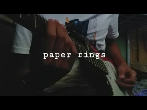paper rings - taylor swift (electric guitar cover) - YouTube