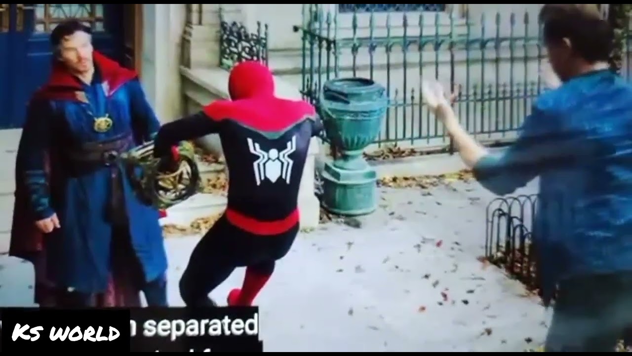SPIDER MAN || NO WAY HOME ||Doctor strange and Peter Parker fight scene ...