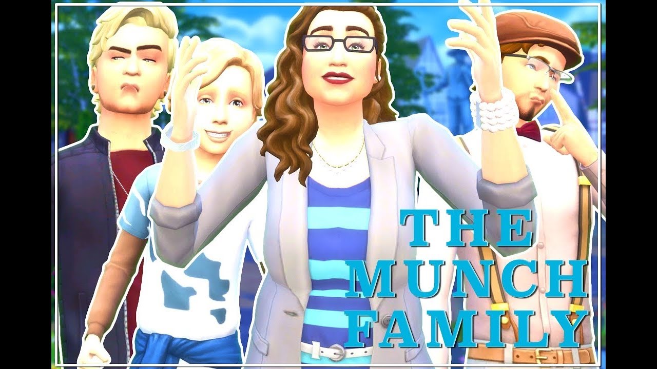 Sims 4 Townie Makeovers || The Munch Family - YouTube