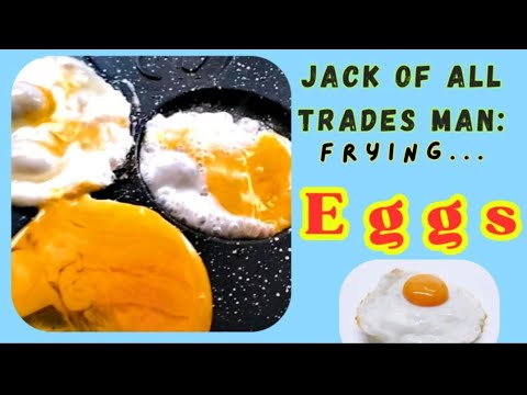 FRYING EGGS #frying #eggs #cooking #friedeggs - YouTube