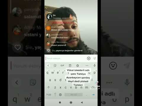 Vüsal iskederli adlı şəxs türkləri pisledi türklər pozğunluğu yaydı Azərbaycan da dedi