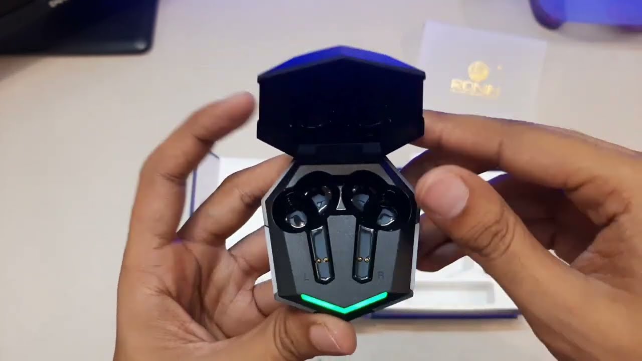 Ronin R-860 Bluetooth Gaming Earpods Unboxing & Mobile Connection Test ...