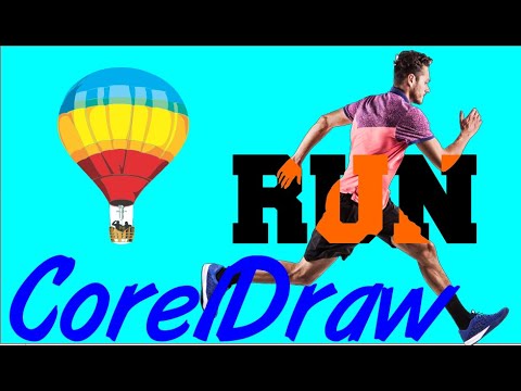 Corel Draw Tips & Tricks Man Running and the word RUN - YouTube