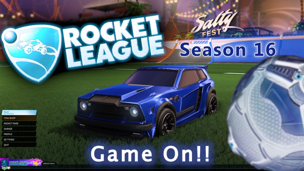 Rocket League Season 16 Ranked Play! Into the Wild Blue Soccar!!! - YouTube