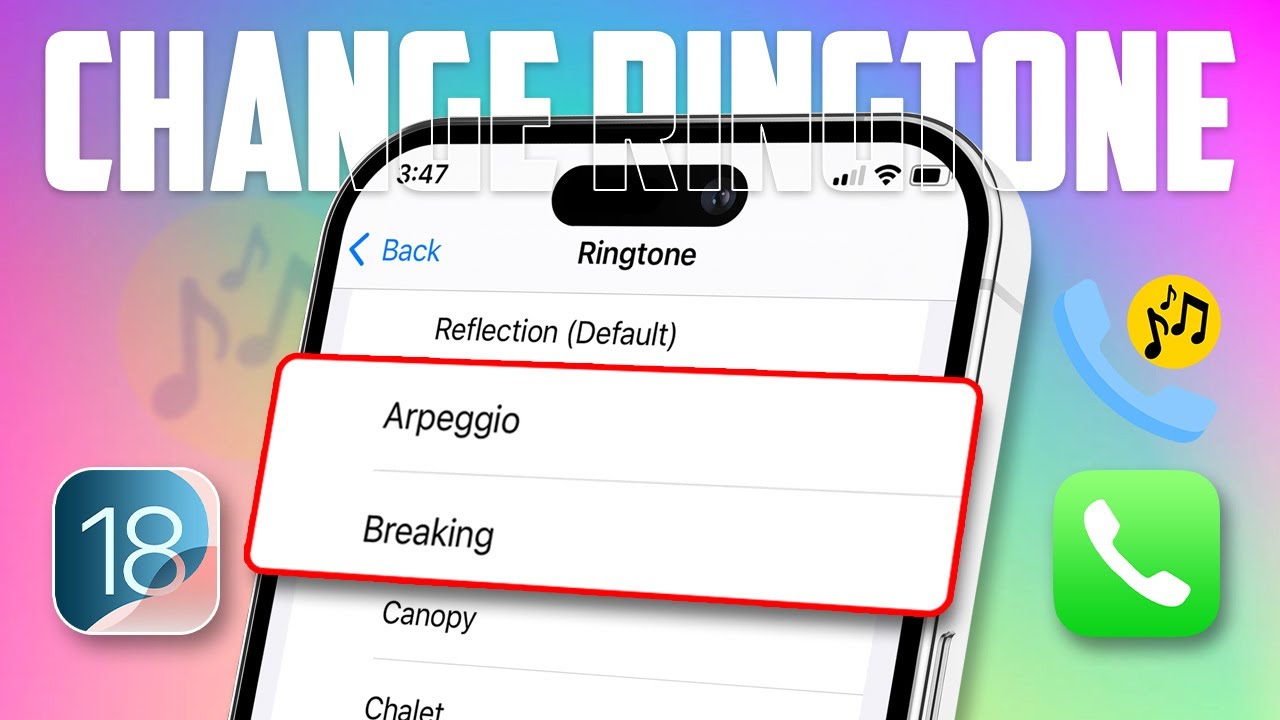 How to Change Incoming Call Ringtone Sound on iPhone After iOS 18 ...