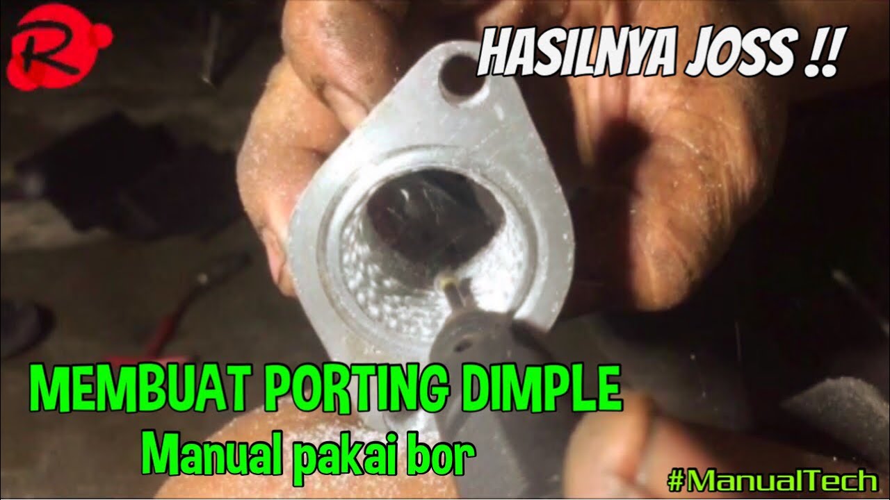 Porting Dimple || porting manual intake pada intake #rayhanmotorpku ...
