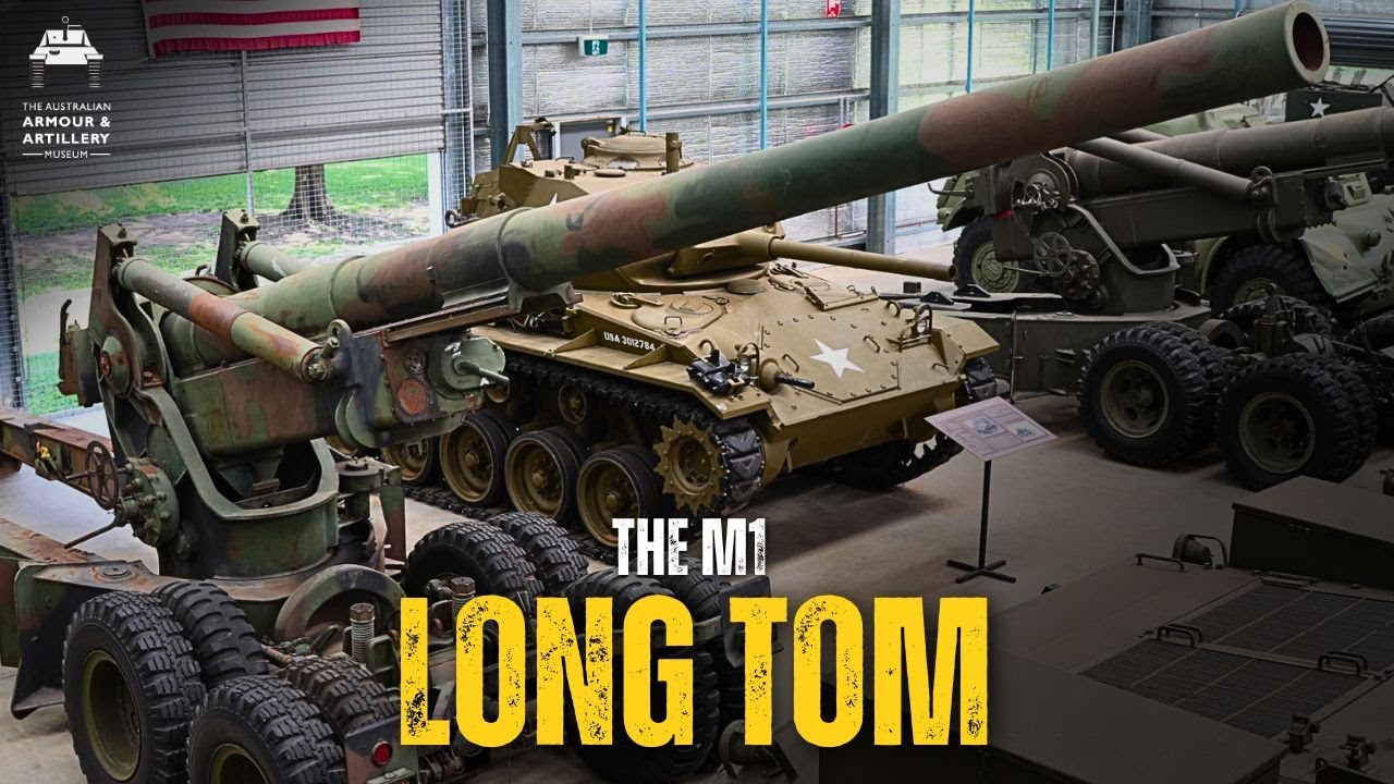 The US WWII M1 "Long Tom" - YouTube