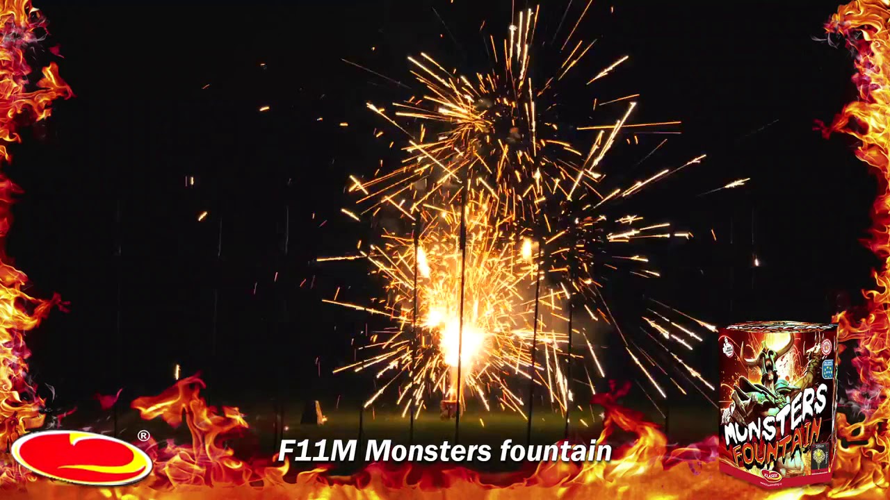 F11M MONSTERS FOUNTAIN 2018 - YouTube