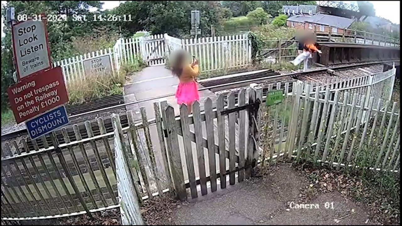 Shocking CCTV Footage: Level Crossing Misuse in Rye, East Sussex - YouTube