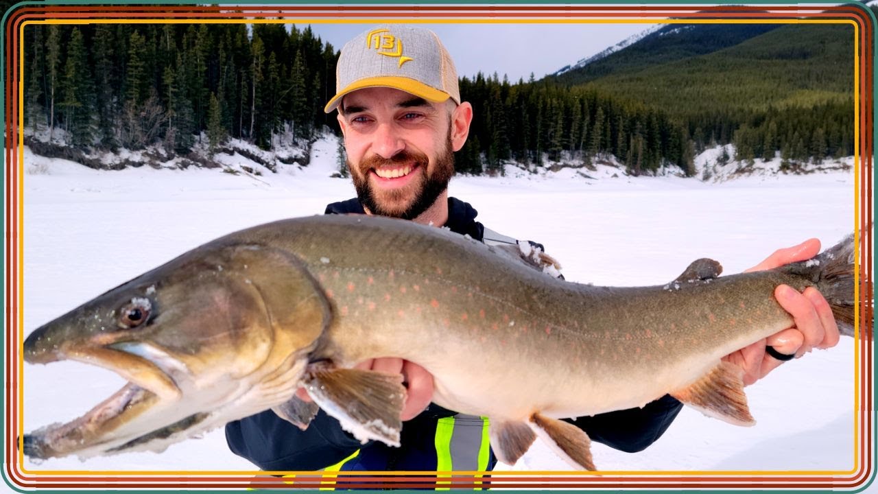 Ice Fishing one of the Most INCREDIBLE Bull Trout and Cutthroat Lake ...