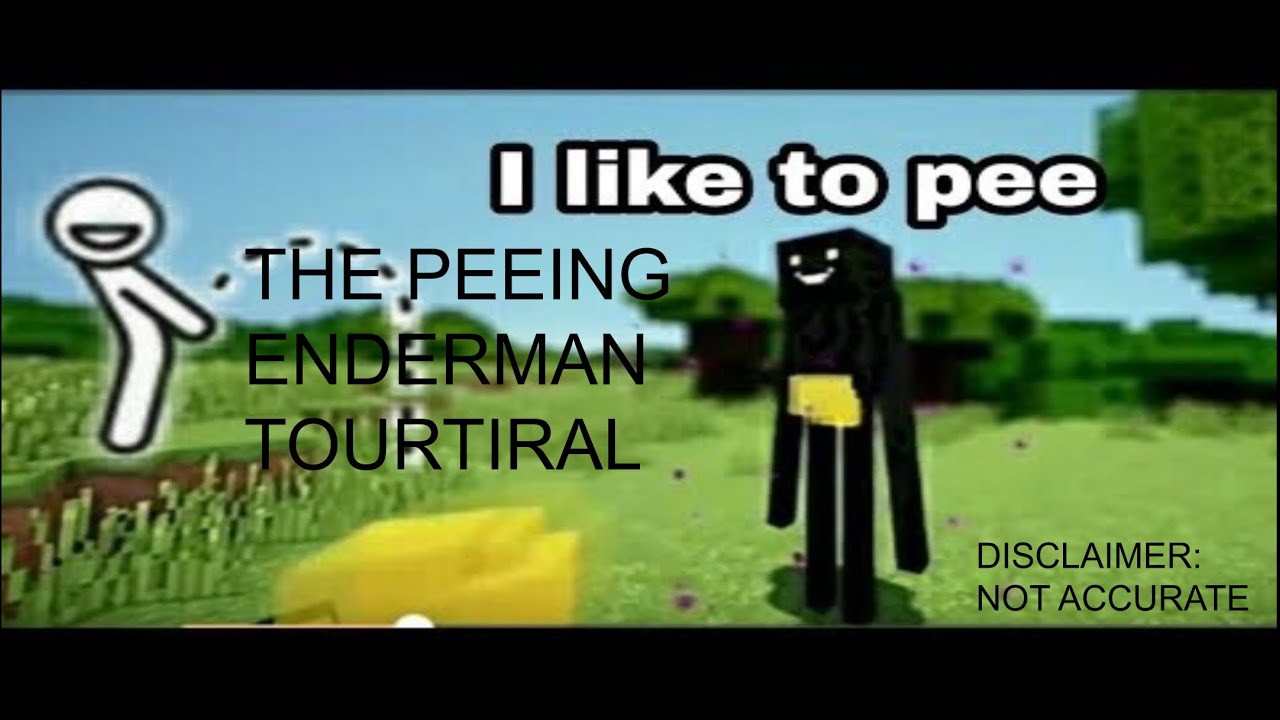 How to make the Peeing Enderman (you can try it with any mob!) - YouTube