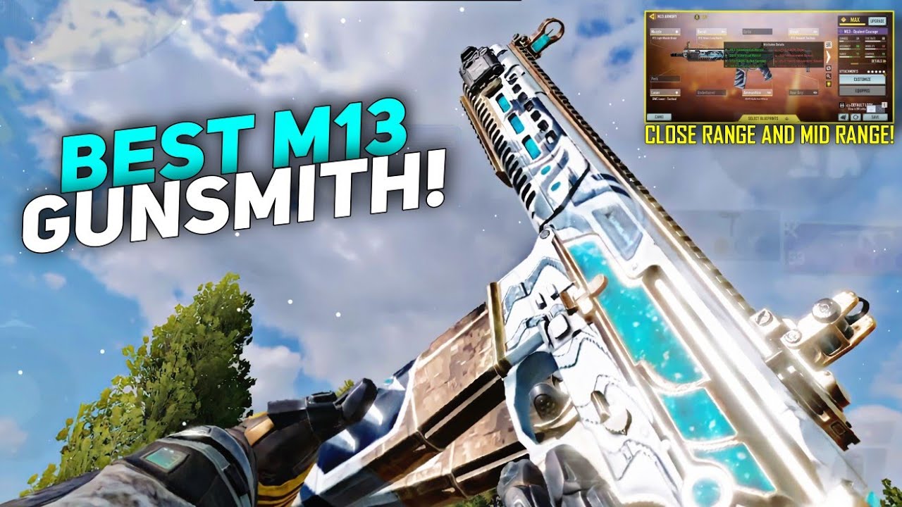 I TRIED THIS M13 GUNSMITH IN SWEATY LOBBY AND IT'S INSANE | BEST M13 ...