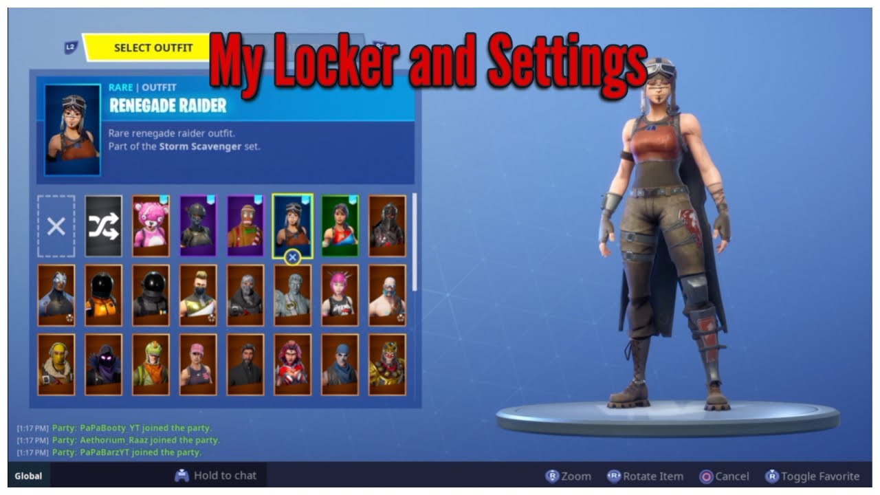 My Locker Showcase and Settings - YouTube