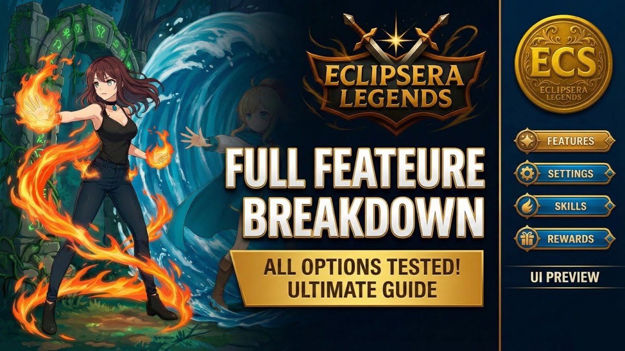 Eclipsera Legends Complete Feature Showcase | All Settings & Options ...