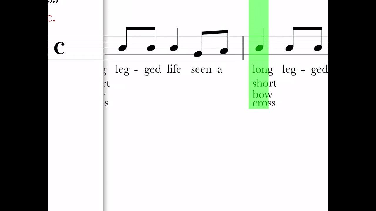 Long-legged Sailor (slow) - YouTube