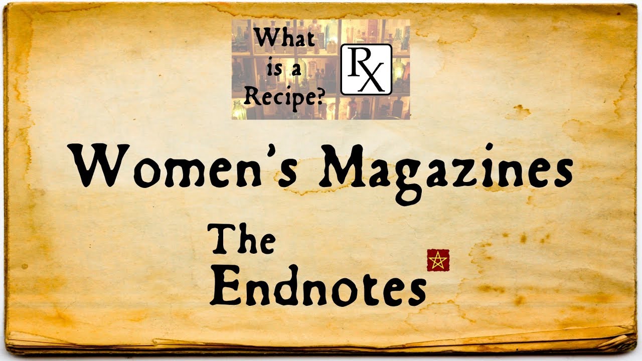 History of Women's Magazines: The Endnotes - YouTube