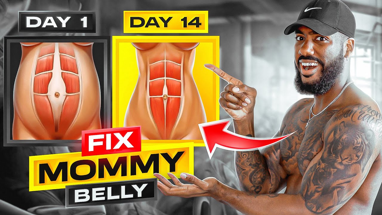 FIX MOMMY BELLY - 2 WEEKS (DO THIS EVERYDAY!) - YouTube
