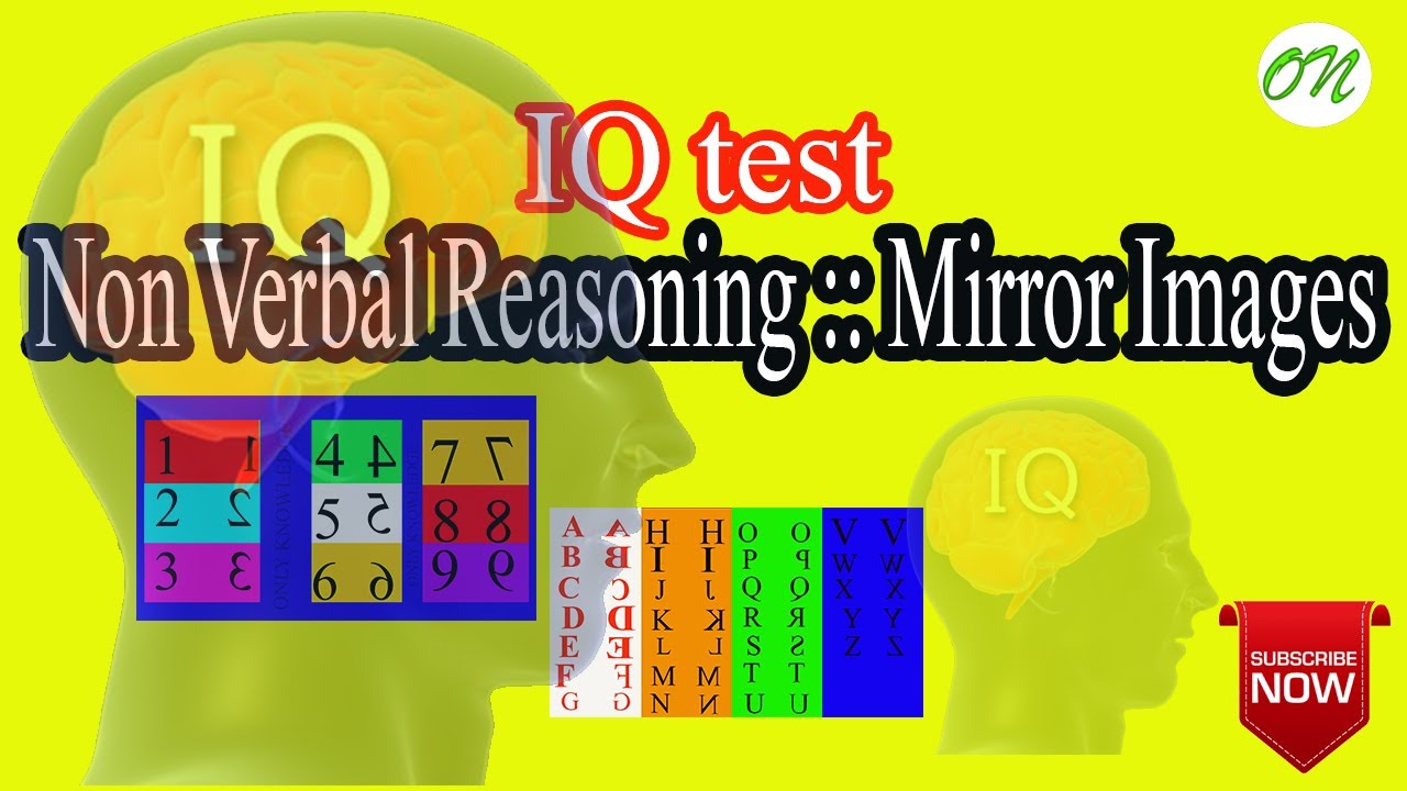 Non Verbal Reasoning :: Mirror Images ( only Word and Letter mix ...