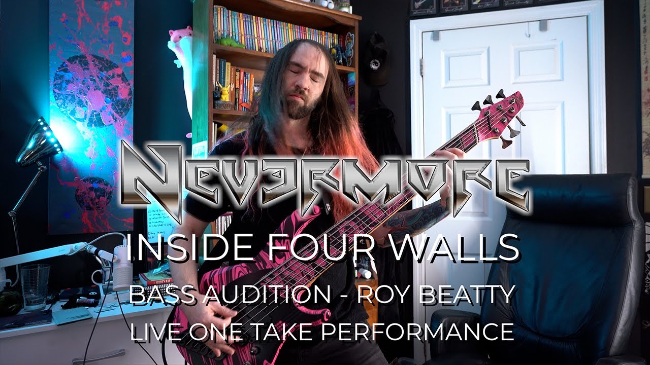 Nevermore - Inside Four Walls | Bass Audition One Take | Roy Beatty ...