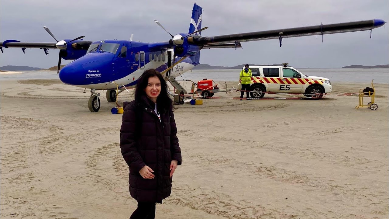 Day Trip To Barra | Flight Landing On The Beach - YouTube