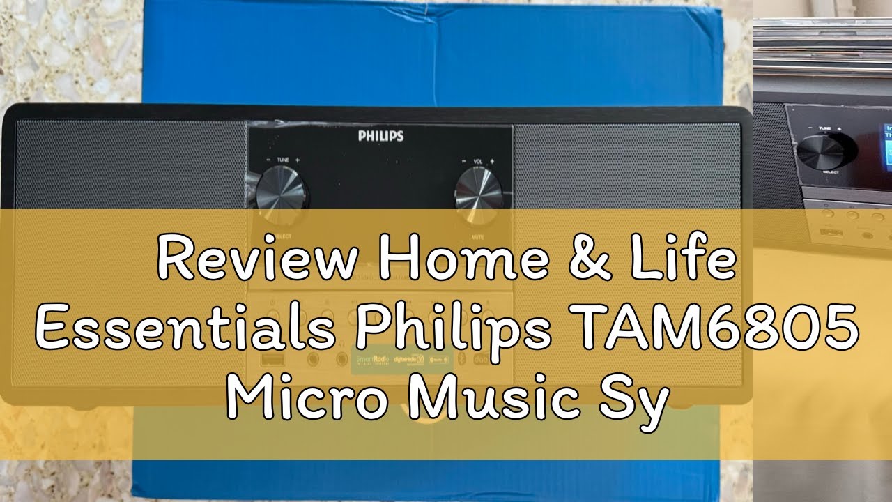 🔥 Review Home & Life Essentials Philips TAM6805 Micro Music System ...