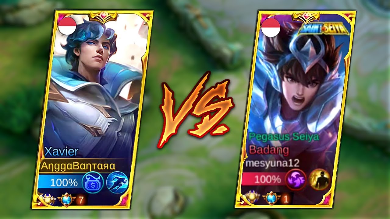 XAVIER VS BADANG NEW SKIN SAINT SEIYA | WHO WILL WIN?? | BUILD TOP ...