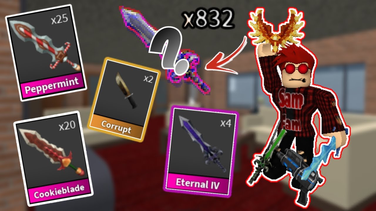 My ENTIRE MM2 INVENTORY 2021 (RICH) + Godly Giveaway - YouTube