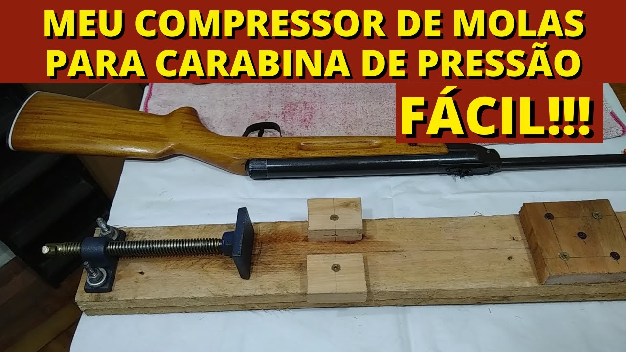Como Fazer um Compressor de Molas para Carabina de Pressão Rossi Dione ...