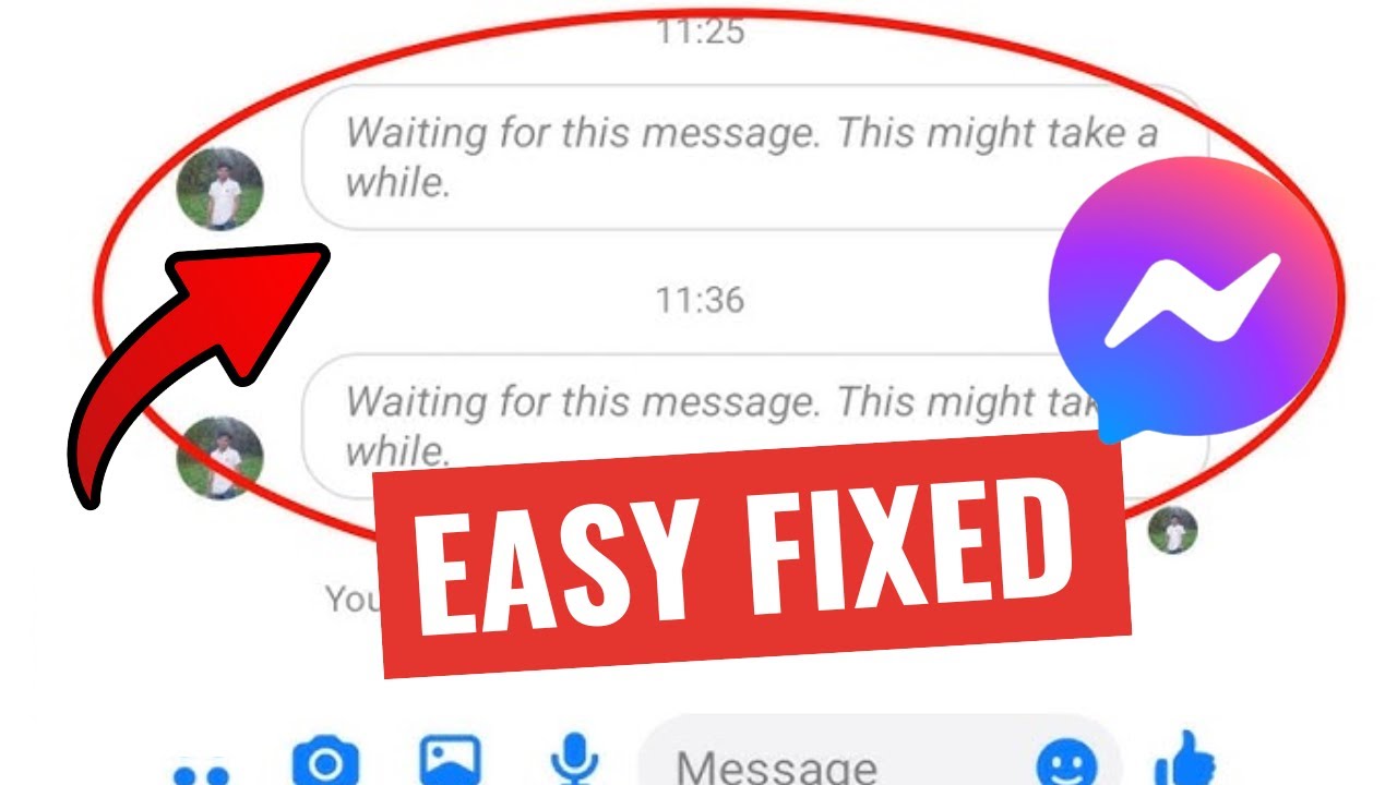 Fix Messenger Waiting for This Message This Might Take a While Problem ...