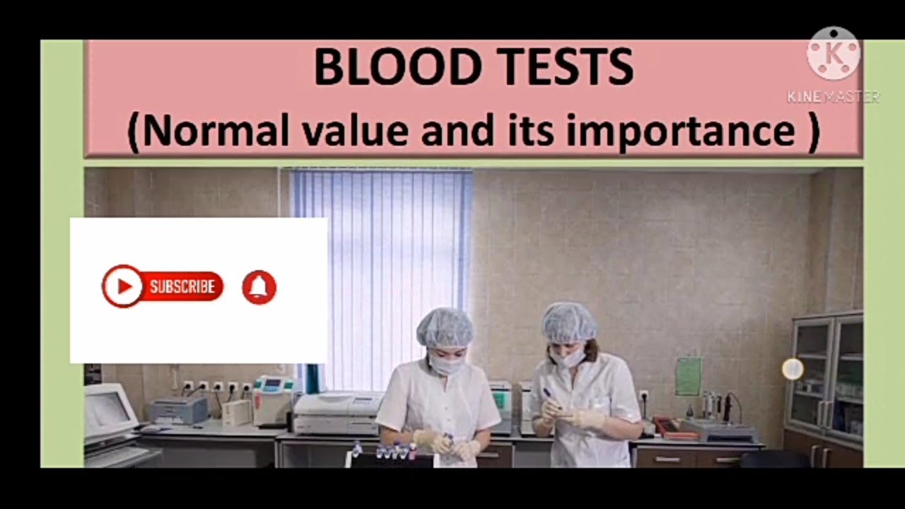 normal blood levels in human body - YouTube