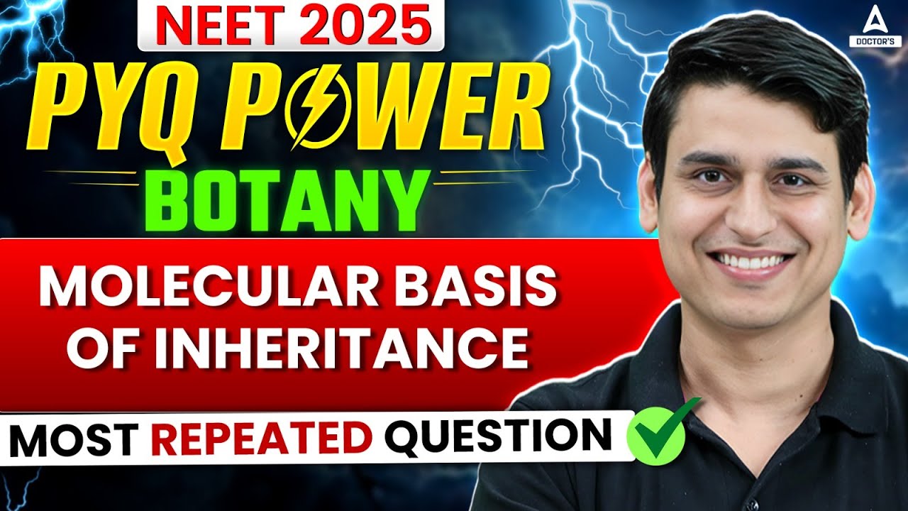 Molecular Basis of Inheritance Class 12 | Most Repeated Questions| NEET ...