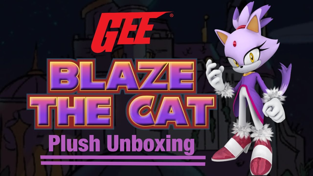 GEE Blaze the Cat Plush Unboxing / Review! - YouTube