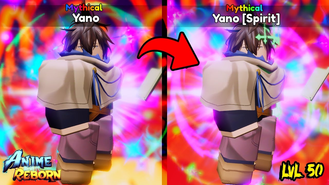 YANO [SPIRIT] LVL 50 MYTHICAL UNIT SHOWCASE - ANIME REBORN - YouTube