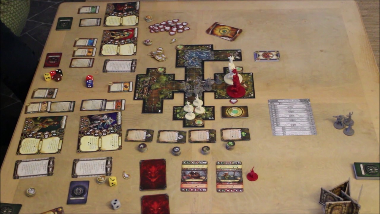 Descent: 2nd Edition The Shadow Rune Intro Quest First Blood - YouTube