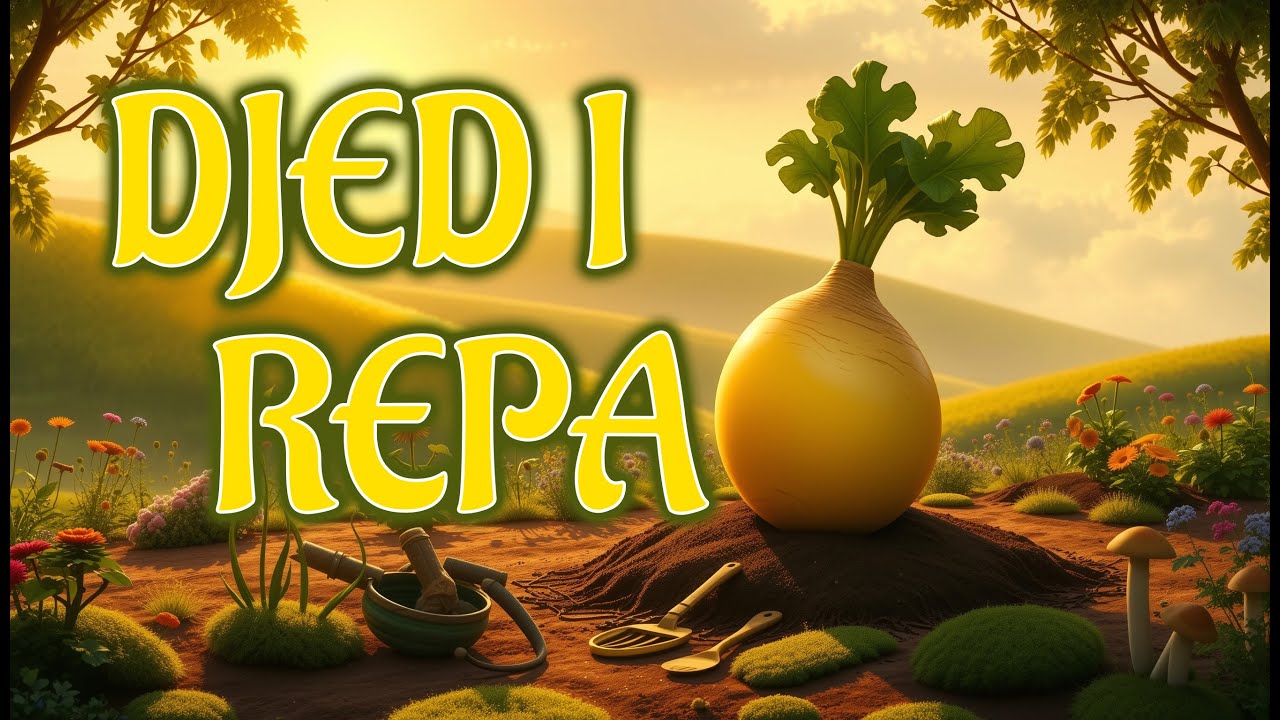 Djed i repa 👴🥕 | Klasična bajka za djecu o upornosti i zajedništvu ...