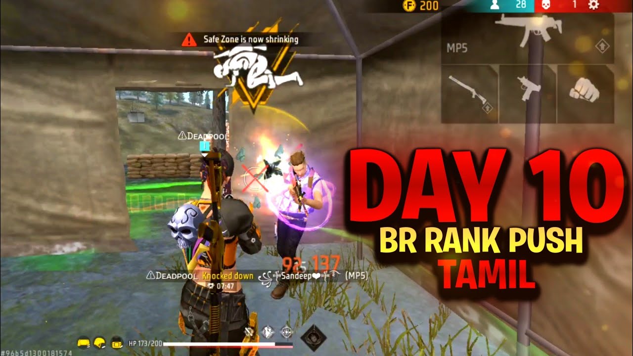 [DAY 10 ]Ff br rank push tips and tricks tamil|Ff br ranked master push ...