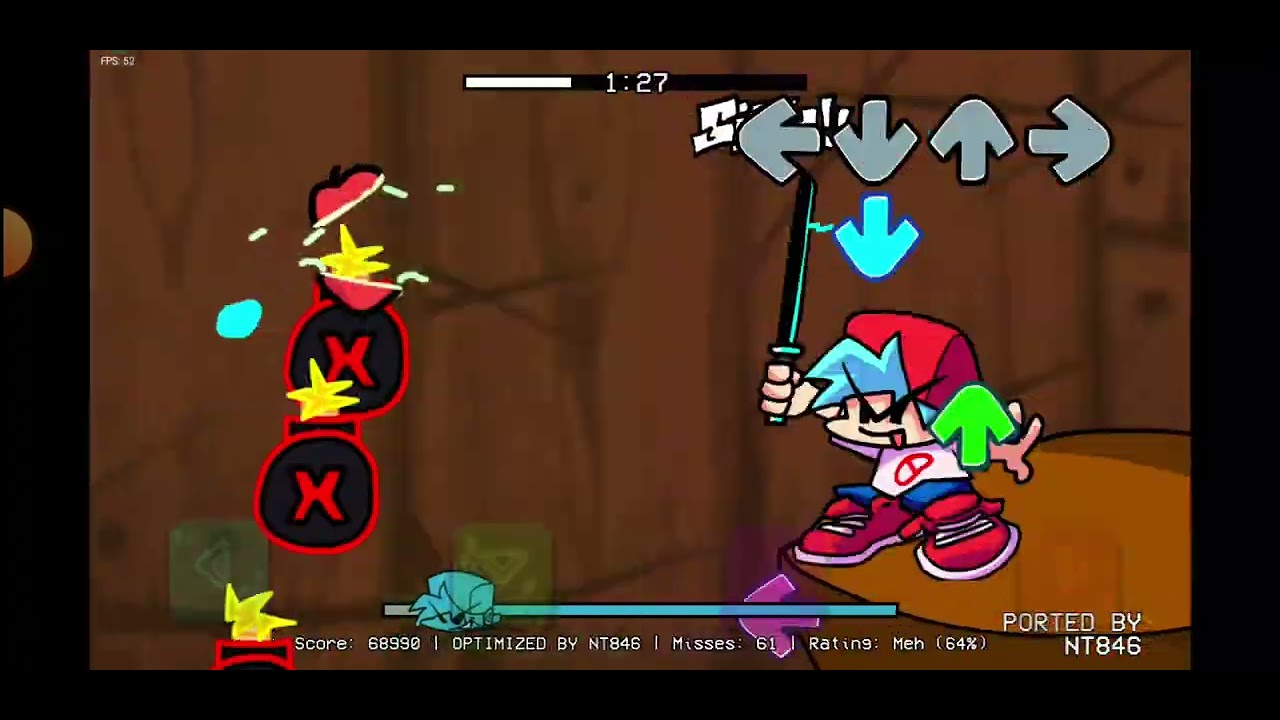 frutt ninja fnf para Android gama baja bombastic imposible de pasarla ...