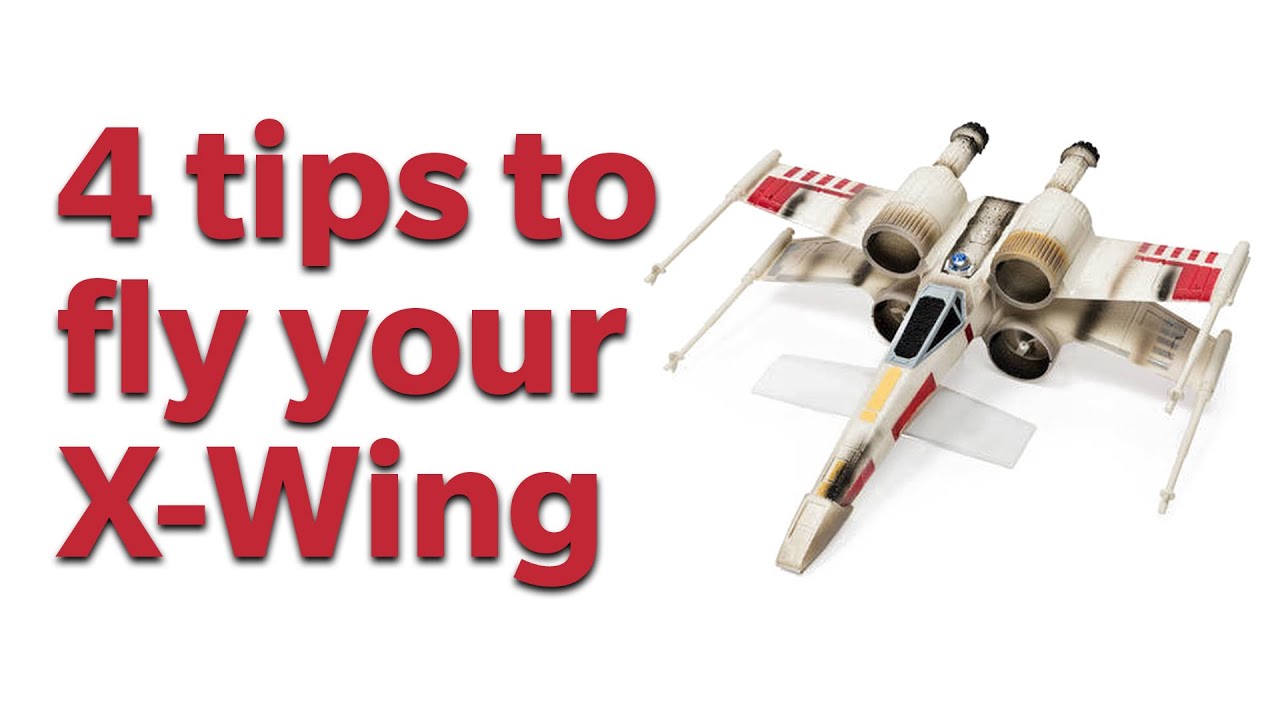 How to fly the Star Wars X-Wing Fighter RC plane (made by Air Hogs ...