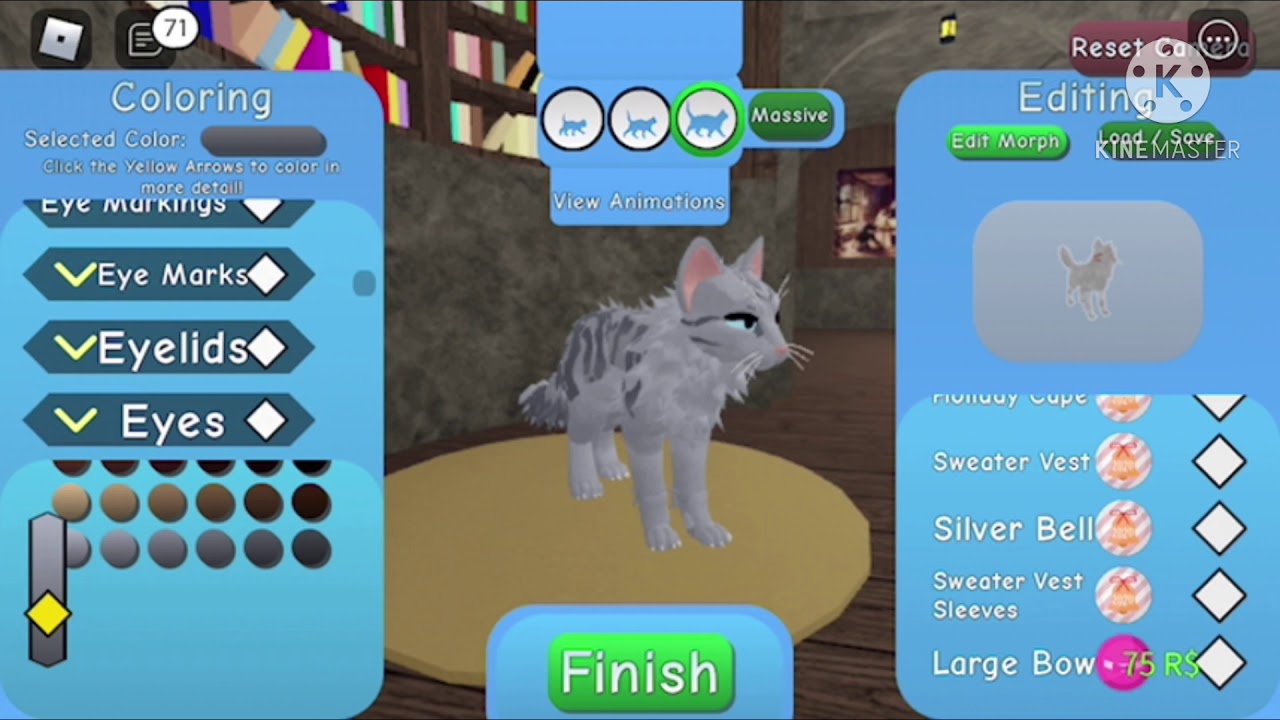 Making Ivypool,feathertail and thistleclaw || Roblox: Warrior cats ...
