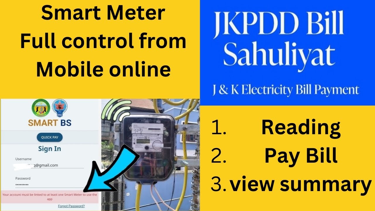 Smart BS by JKPDD | How to pay smart meter bill online from Mobile in ...