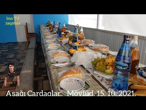 Aşağı Çardaqlar.  Mövlüd.  Hidayət Qurbanovun əsgərə getməsi münasibətilə.