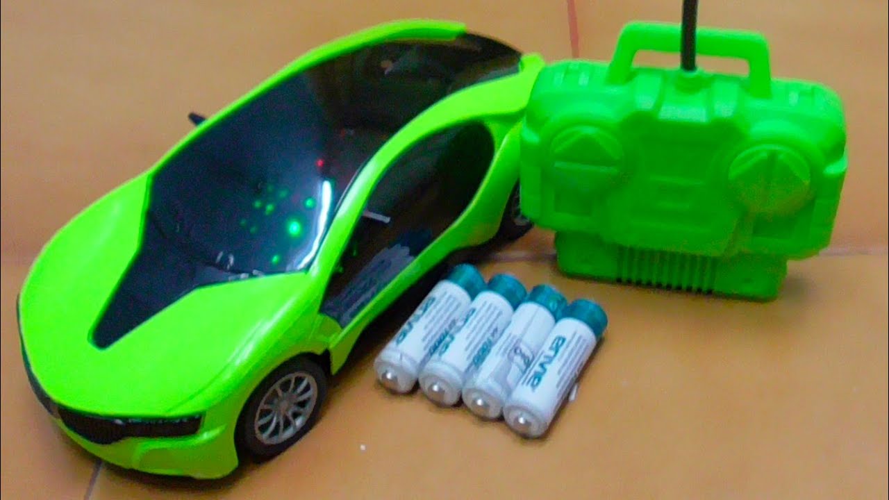 Radio control car unboxing and testing - YouTube